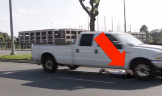 Vine of guy dodging cars will make you wince.