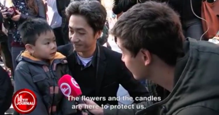 WATCH: Beautiful little boy talking about the Paris Attacks.