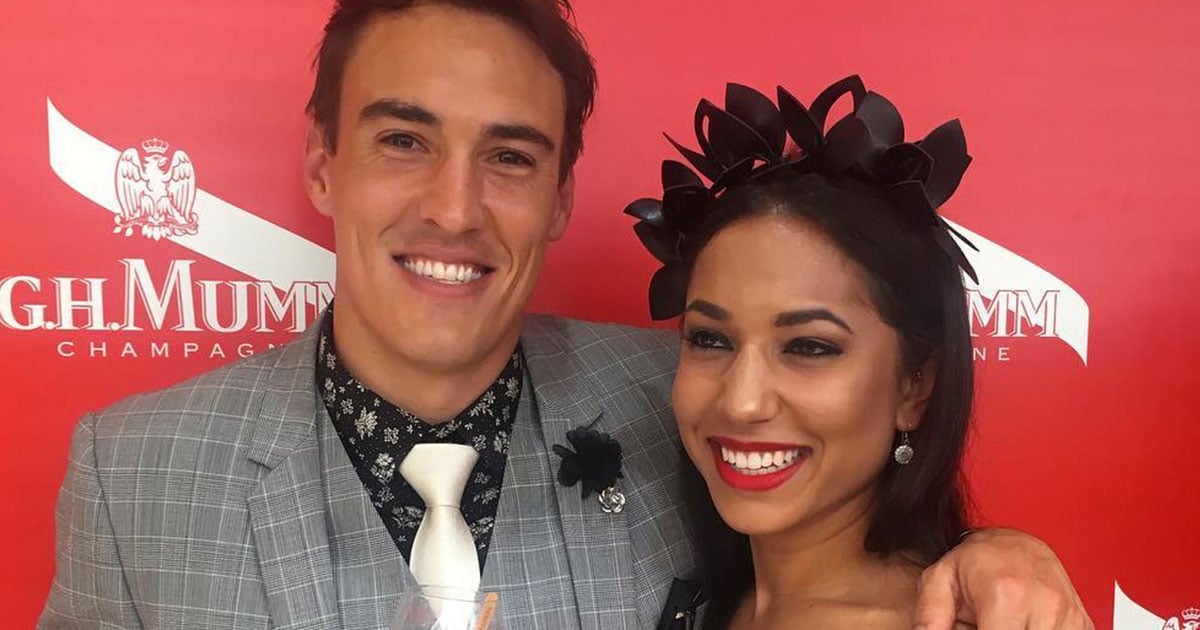 Australian Survivor and Bachelorette crossover at Derby Day.