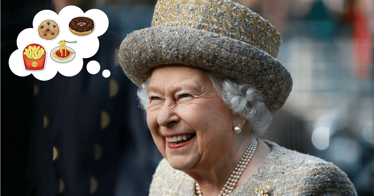 What does Queen Elizabeth eat everyday for lunch and dinner?