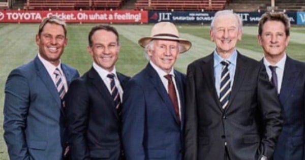 Channel 9 cricket commentary panel 2017 is getting roasted.